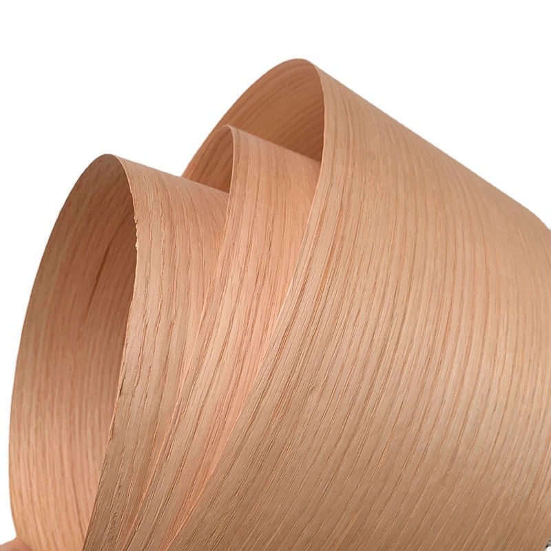 Factory Sales Red Oak Wood Veneer 0.45mm Red Oak Veneer for Flooring ...