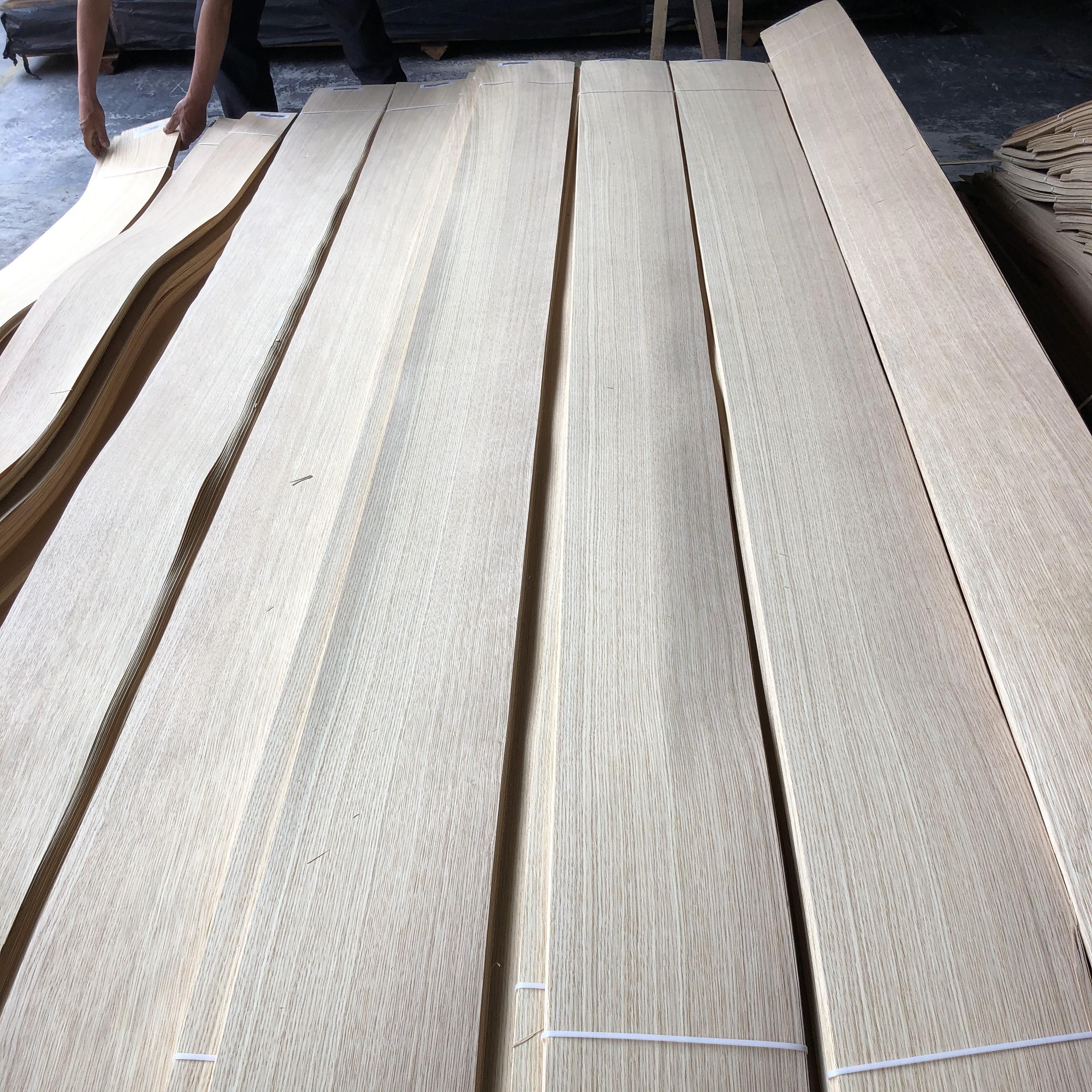 Wholesale 0.45mm A/AA Wood Veneer White Oak Wood Veneer Sheets Natural ...