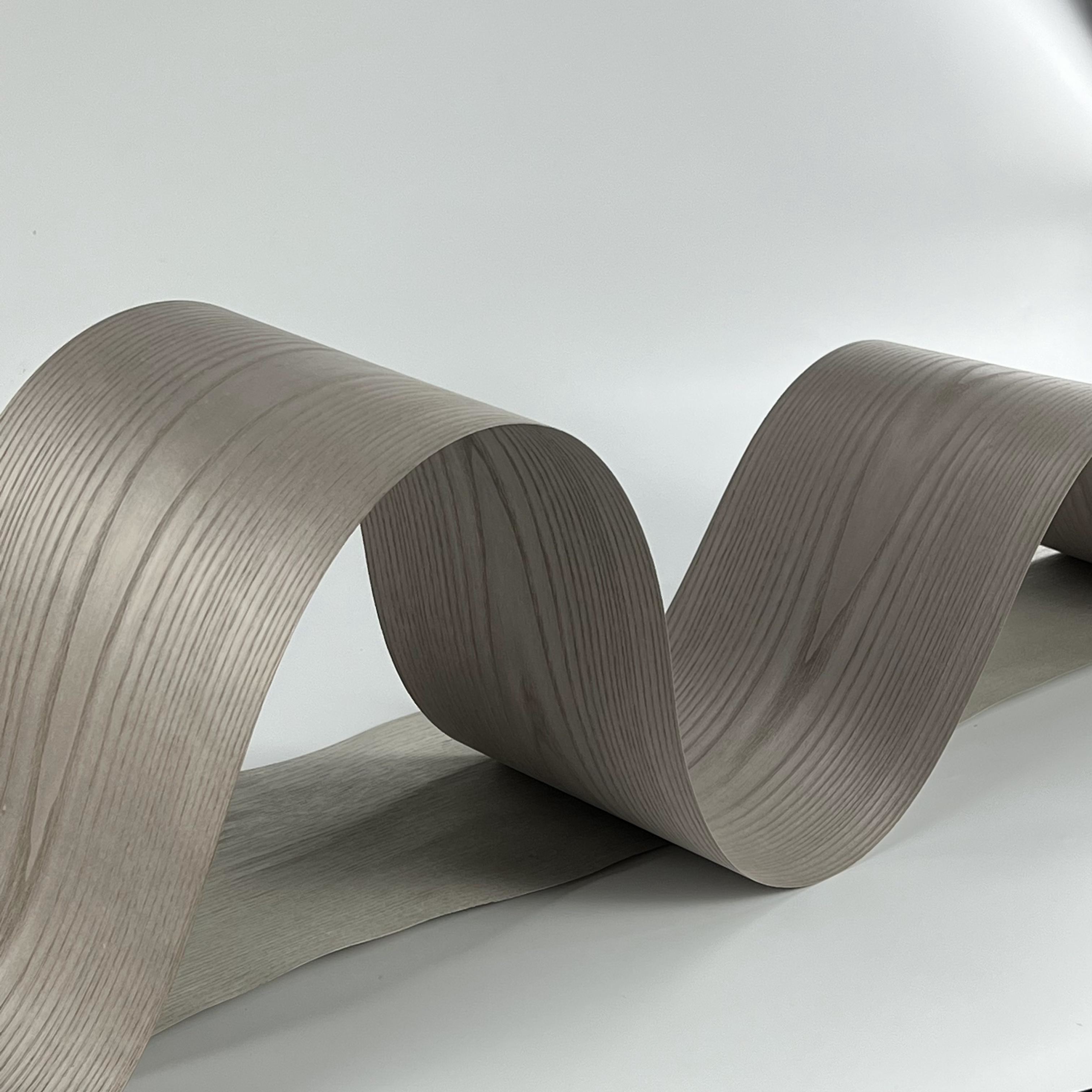 Heatproof Recycled Grey Wood Veneer , Multipurpose Colored Veneer Sheets