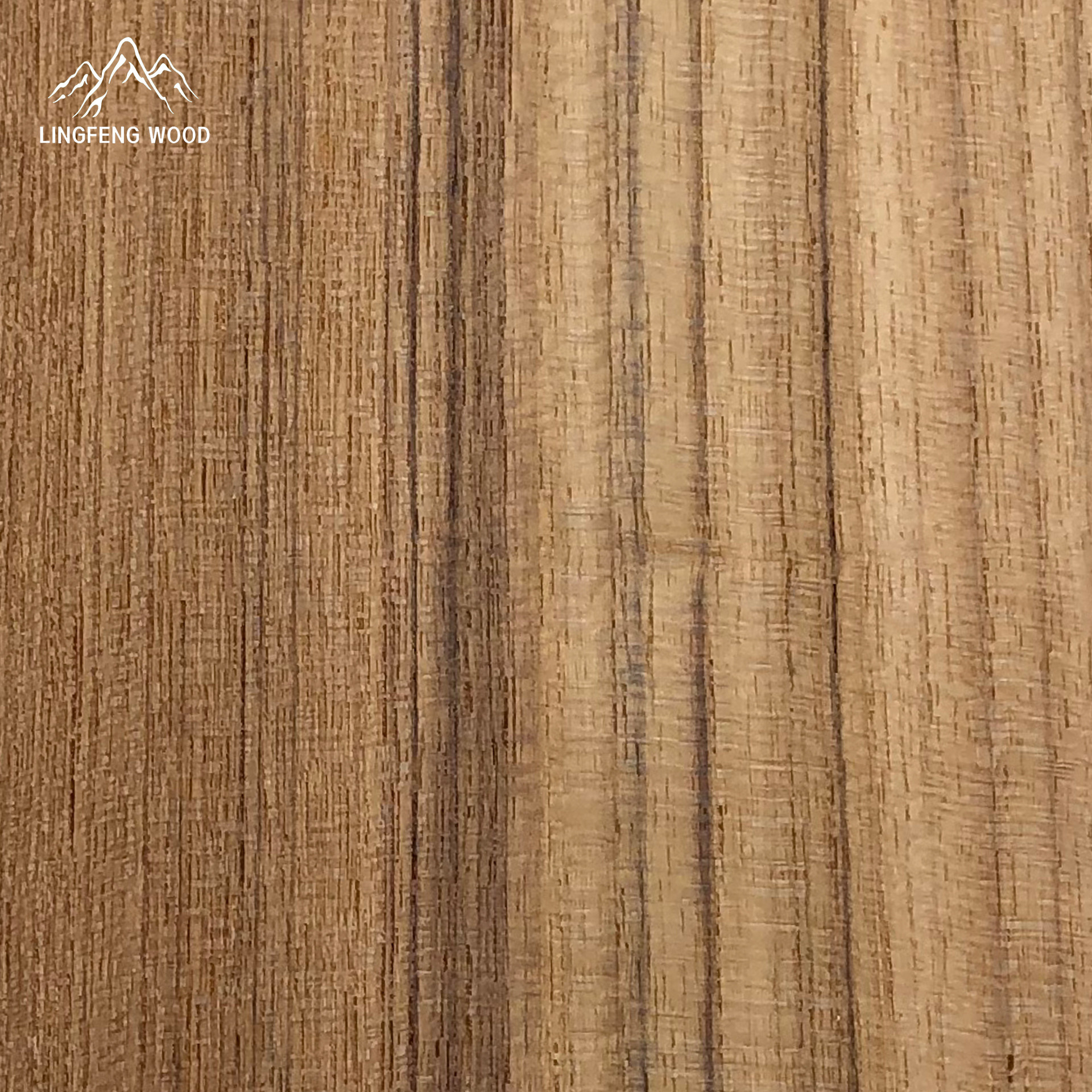 Myanmar Teak Veneer Quarter cut 0.45mm | LINGFENG