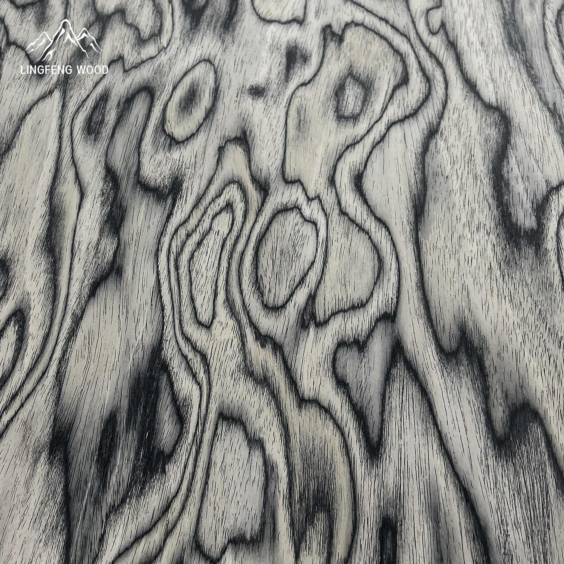 0.4mm Colored Texture Engineered Veneer with Paper Back