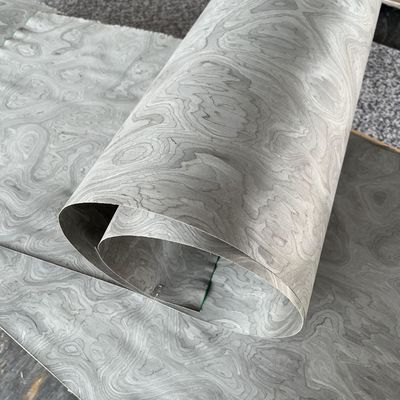 Engineered Wood Veneer Grey Burl Color Reconstituted Wood Veneer for ...